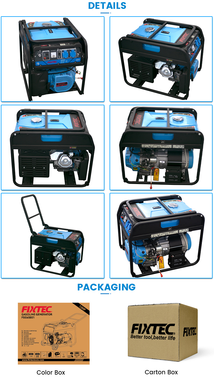 FIXTEC 5500W Gasoline Generator