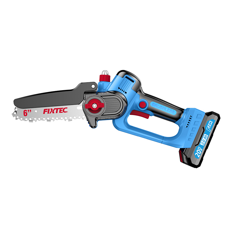 FIXTEC 20V Cordless Brushless Mini Chain Saw