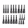 FIXTEC 3Pcs Deep Magnetic Nut Socket Set